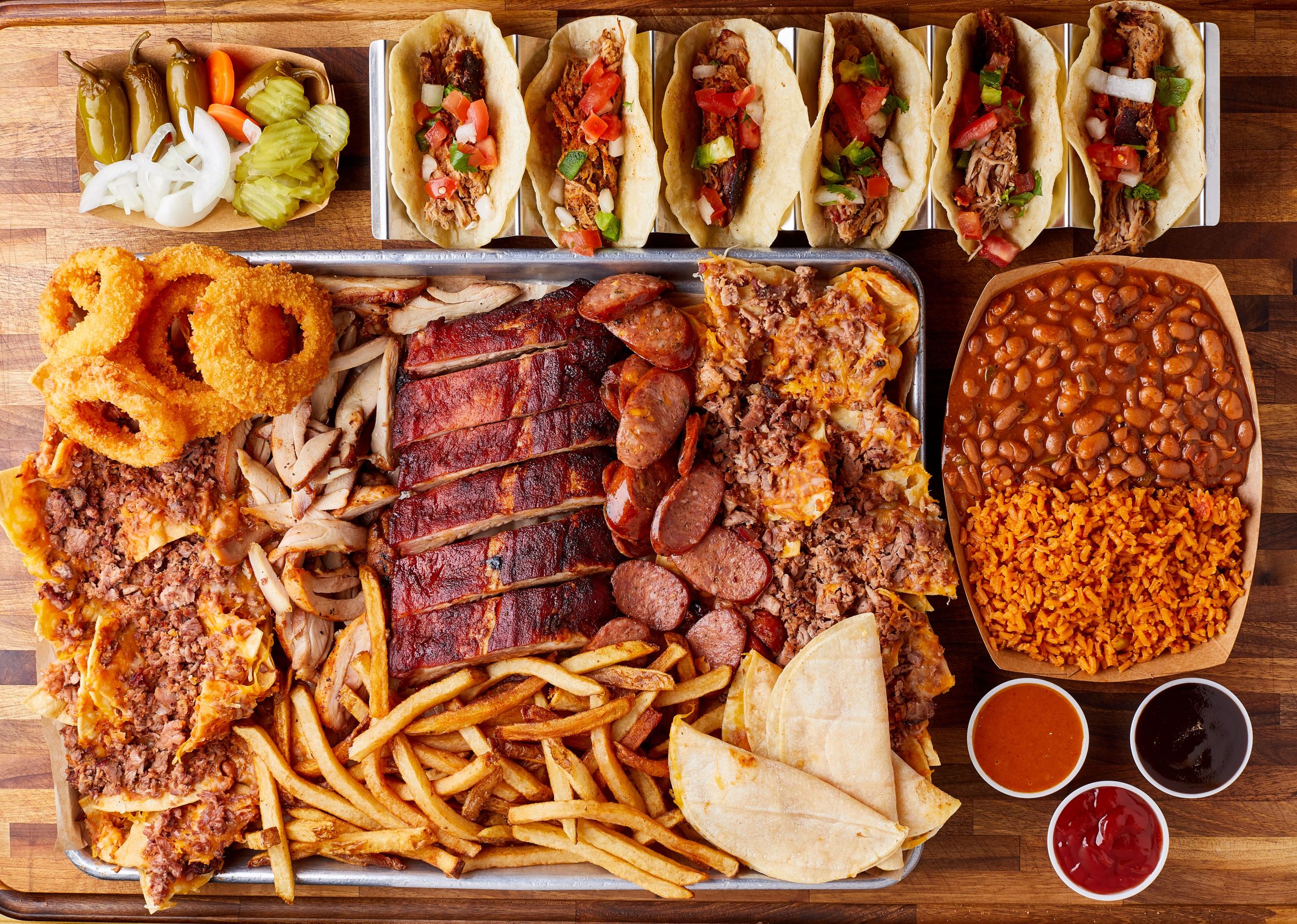 Reyna's Texas Style Smokehouse- #2 - 2 Meat Plate