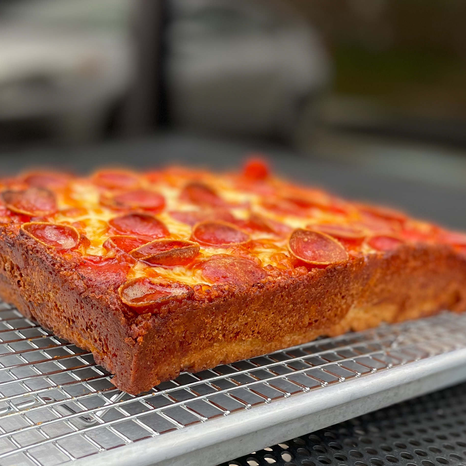 Corner Slice - Regular Detroit Pizza